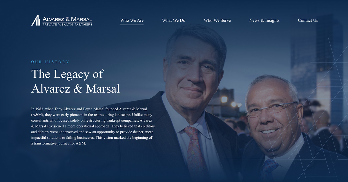 The Legacy of Alvarez & Marsal - A&M Private Wealth Partners